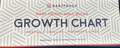 Growth Chart for Kids by Baby Proof - Measuring Height Chart and Kids ...