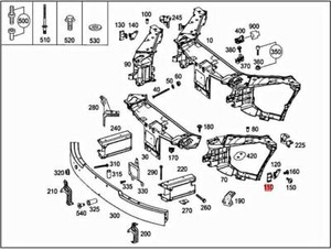 Genuine MERCEDES X222 S-CLASS W222 X222 Angle bracket 2226260313 | eBay