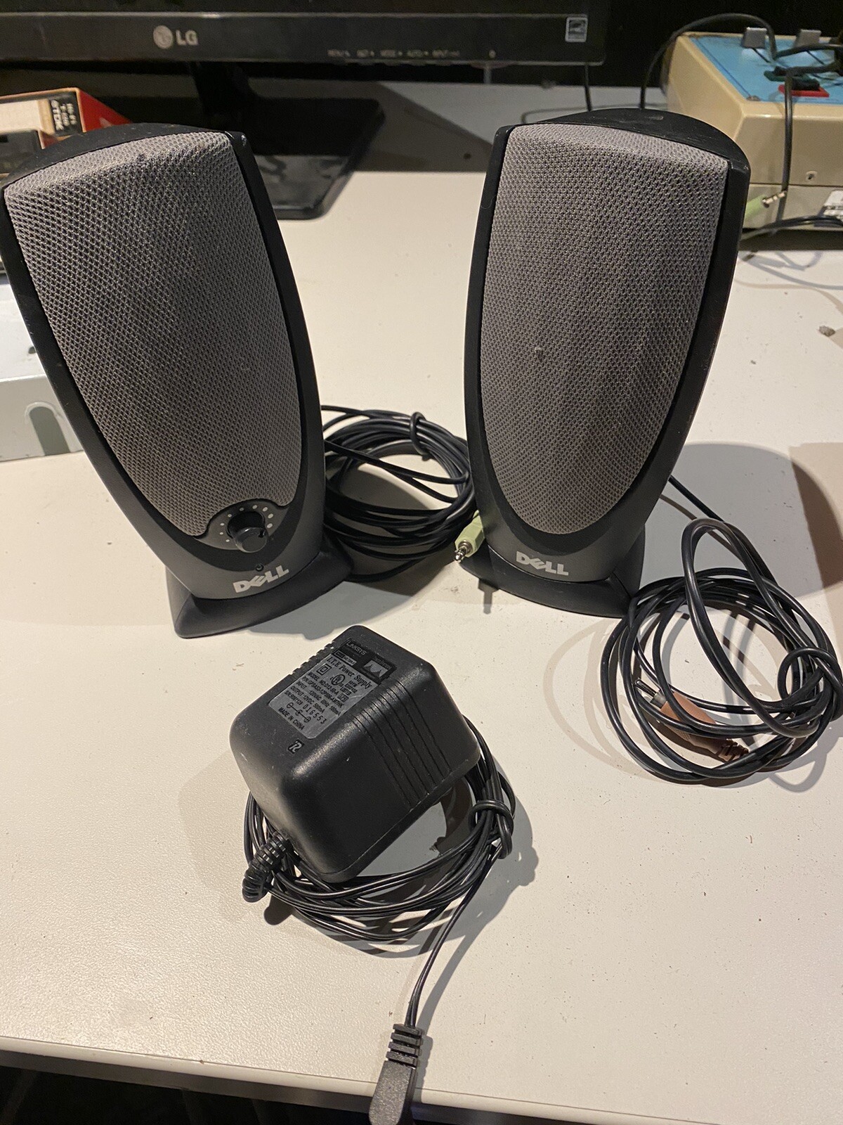 Dell A215 Multimedia Computer Speakers System A215 Black ~NEW~ opened ...