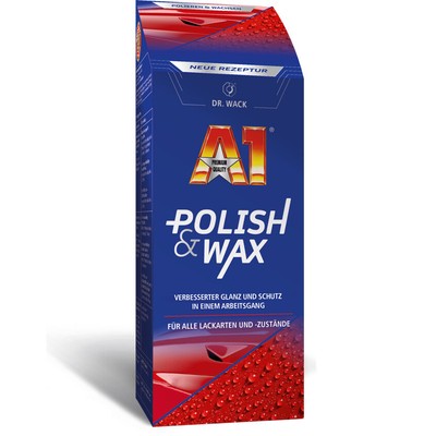 Dr.Wack A1 Polish & Wax Lack Pflege Politur Wachs Versiegelung 500 ml ...
