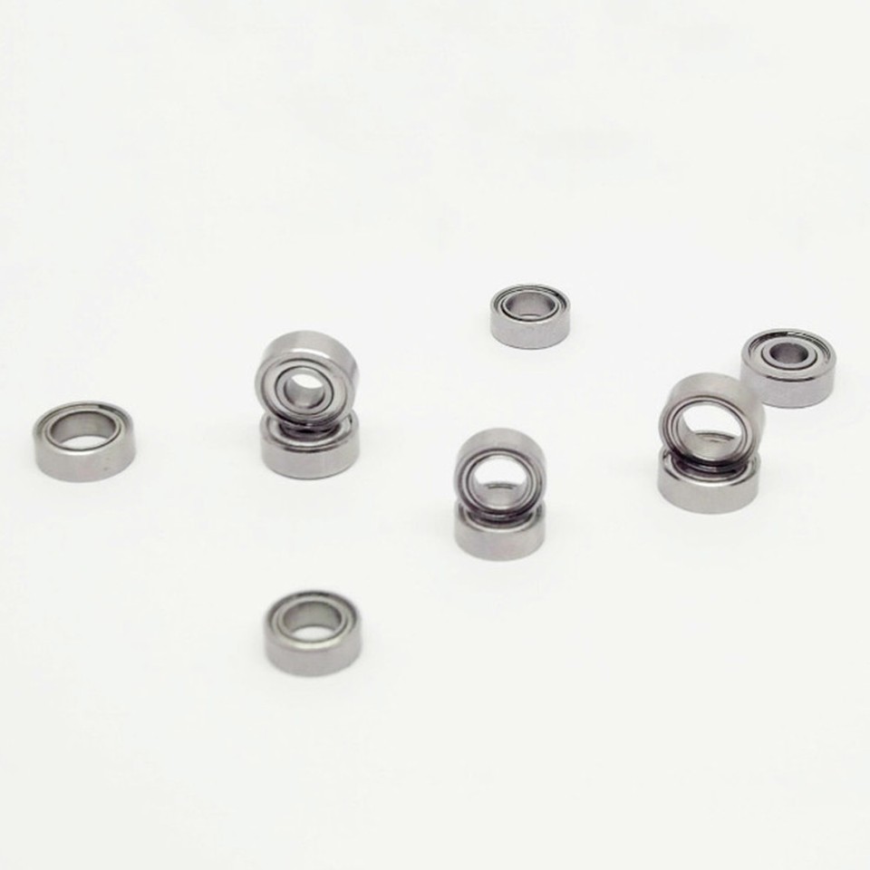 10 PCS - MR128ZZ (8x12x3.5 mm) Metal Double Shielded Ball Bearing ...