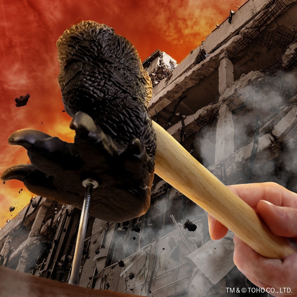 Godzilla Hammer Camp DIY Tool Outdoor 2001 Fun Gift Iron Leg Foot Film ...