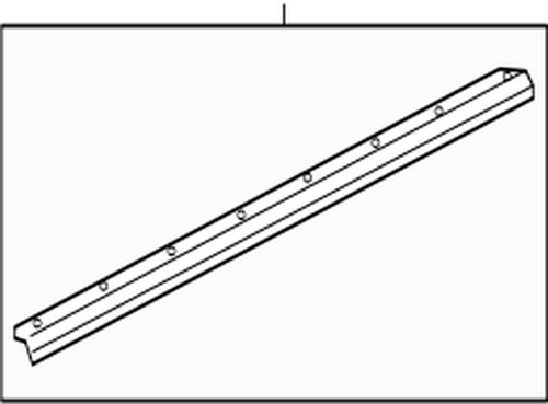 75851-52090 Toyota Moulding, rocker panel, rh 7585152090, New Genuine ...