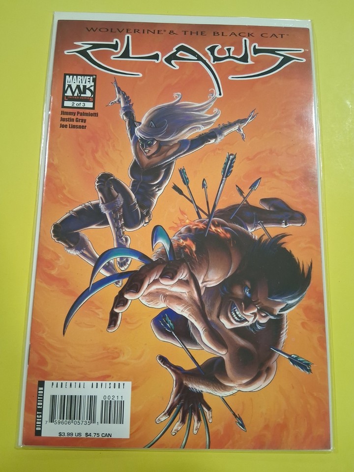 Wolverine Claws # 1-3 Complete Set! Marvel Comic Books Board & Bagged ...