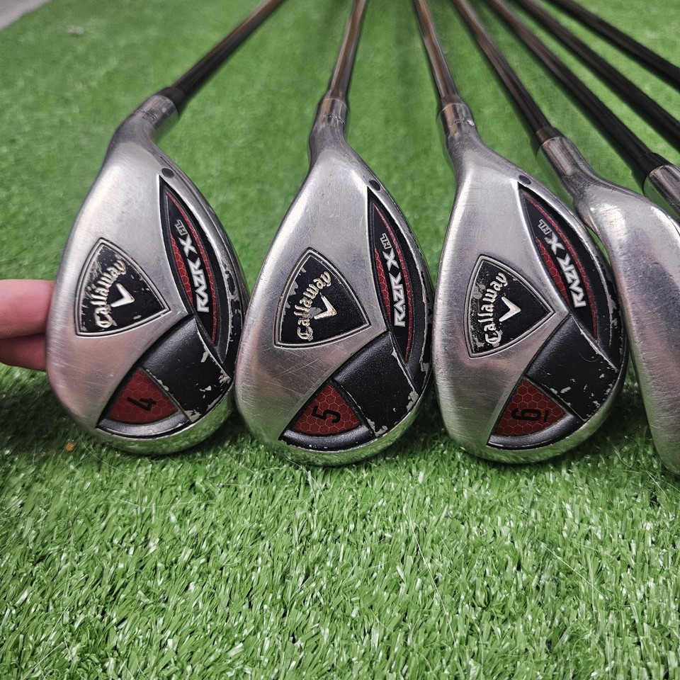 Callaway Razr X HL Hybrid Iron Set 4H 5H 6H 7-PW 7 Clubs Regular ...