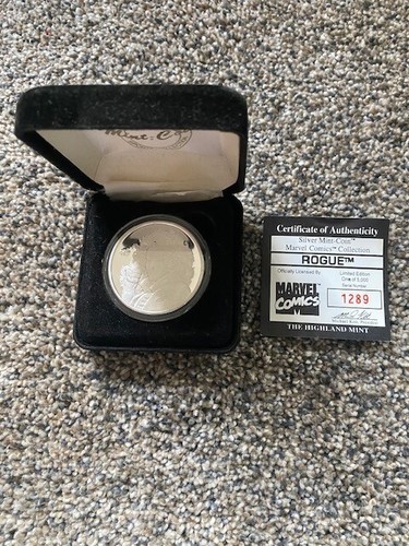 1997 The Highland Silver Mint-Coin Marvel Comics collection ROGUE #1289 ...