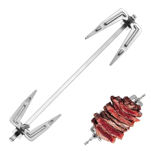 Rotating Skewer Rotisserie Kabob Skewers Rotisserie Spit Rod Chicken ...