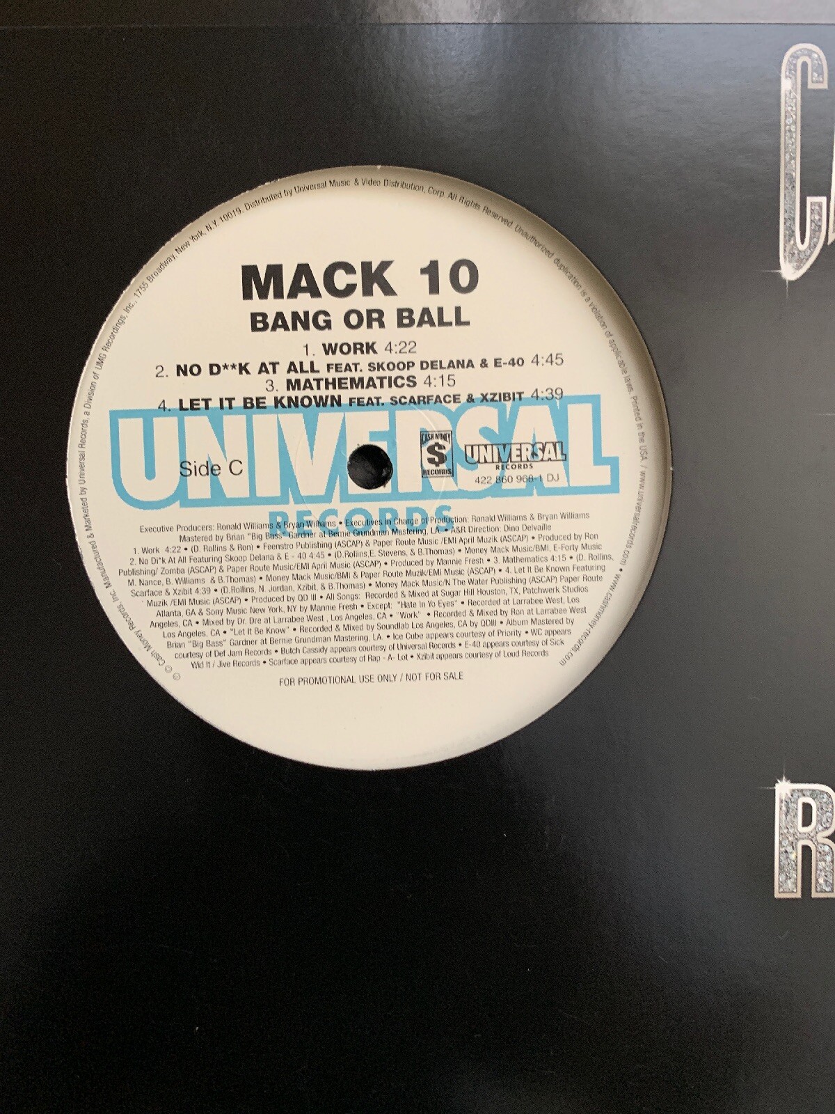 MACK 10 - Bang Or Ball 2001!! RARE!! Produced By MANNIE FRESH and DR ...