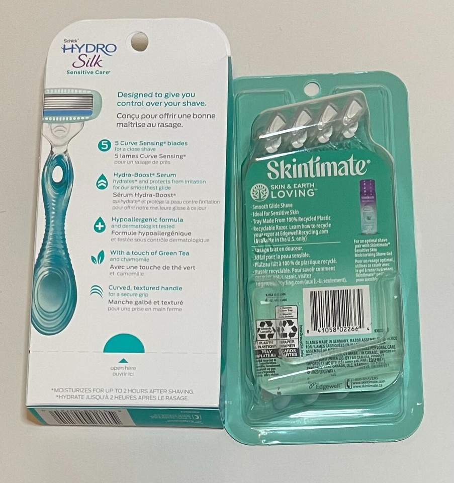 Schick Hydro Silk & Skintimate Razors Sensitive Care/Skin | eBay