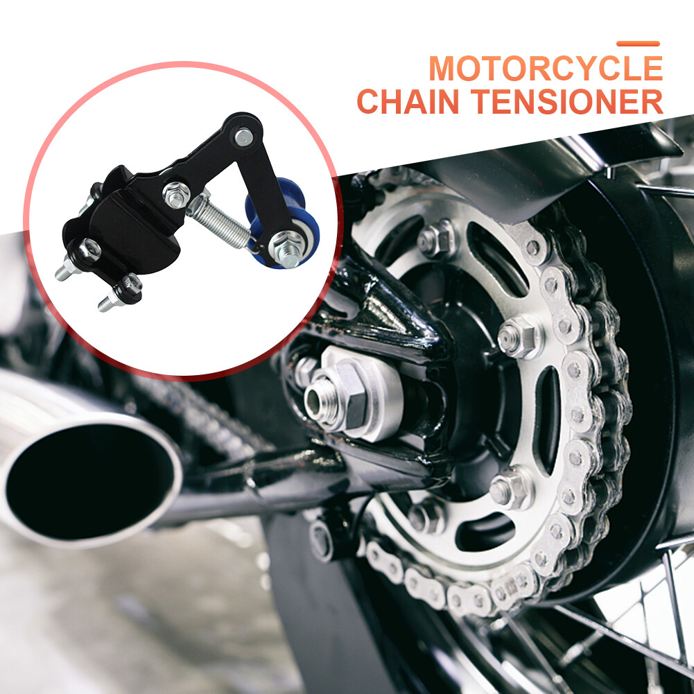 Motorbike Chain Tensioner Iron Tensioner Roller for Dirt Pit Pro (Black ...