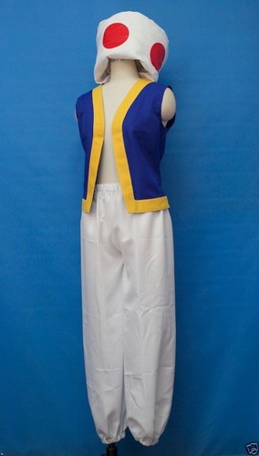 NEW! Super MARIO Bros Toad Cosplay Costume | eBay
