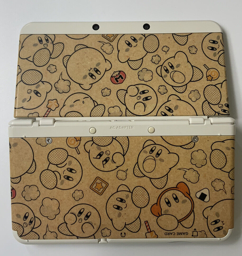 New Nintendo 3DS Console & 058 Kirby Craft-Paper Party Kisekae Cover ...
