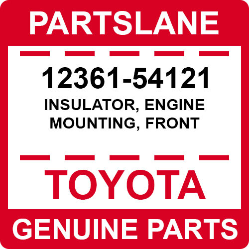 12361-54121 Toyota Insulator Engine Mounting Front 1236154121 Genuine ...