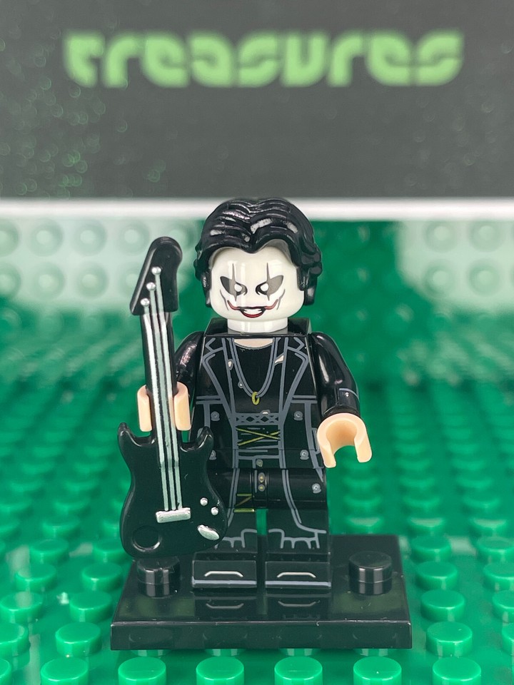 CUSTOM High-Quality PAD-Printed LEGO THE CROW/ERIC DRAVEN BRICK MINIFIG ...