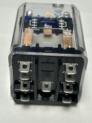 NEW OMRON MJN2CK-DC12 Single Coil Latching Relay 9 Pin 12VDC 10A DPDT ...