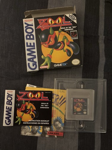 *CIB Complete* Zool Ninja of the Nth Dimension GameBoy US Authentic And ...