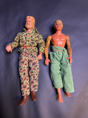 2 Vintage 1971 Mattel GI Joe Big Jeff Action Figure | eBay