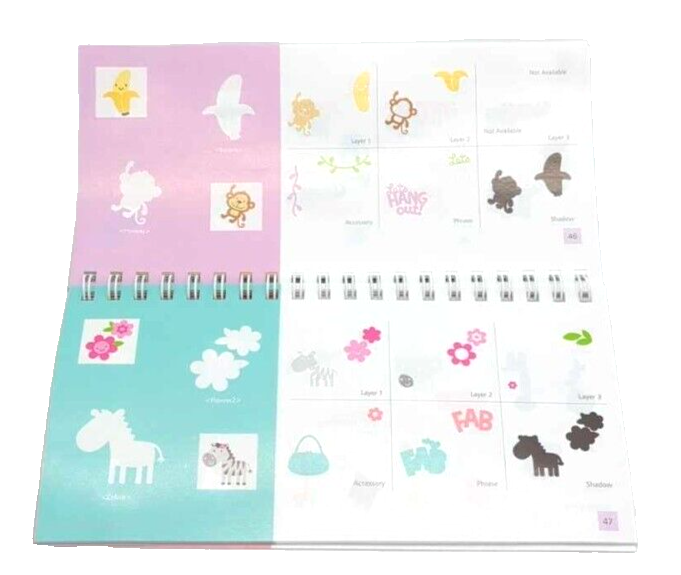 Cricut Create a Critter Shapes Cartridge Booklet Overlay Box Link ...