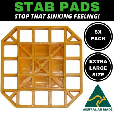 Caravan Jack Pads Stab Pads Stabilizer Leg Supports RV Legs, 5 Pack ...