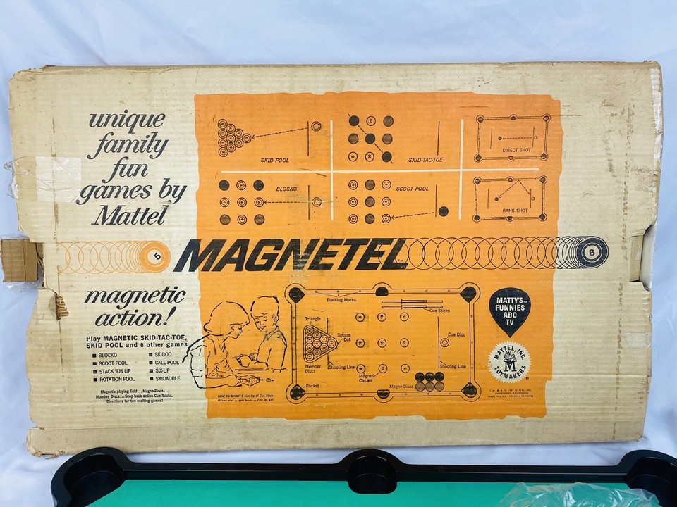 Vintage Mattel Magnetel Table Top Game 1961 Incomplete | eBay