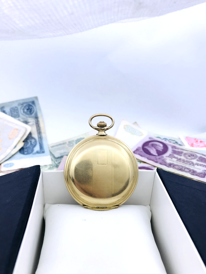 Pocket watch Exact Gold Plated Double 20 Micron 1930 - 1940 Swiss Watch ...
