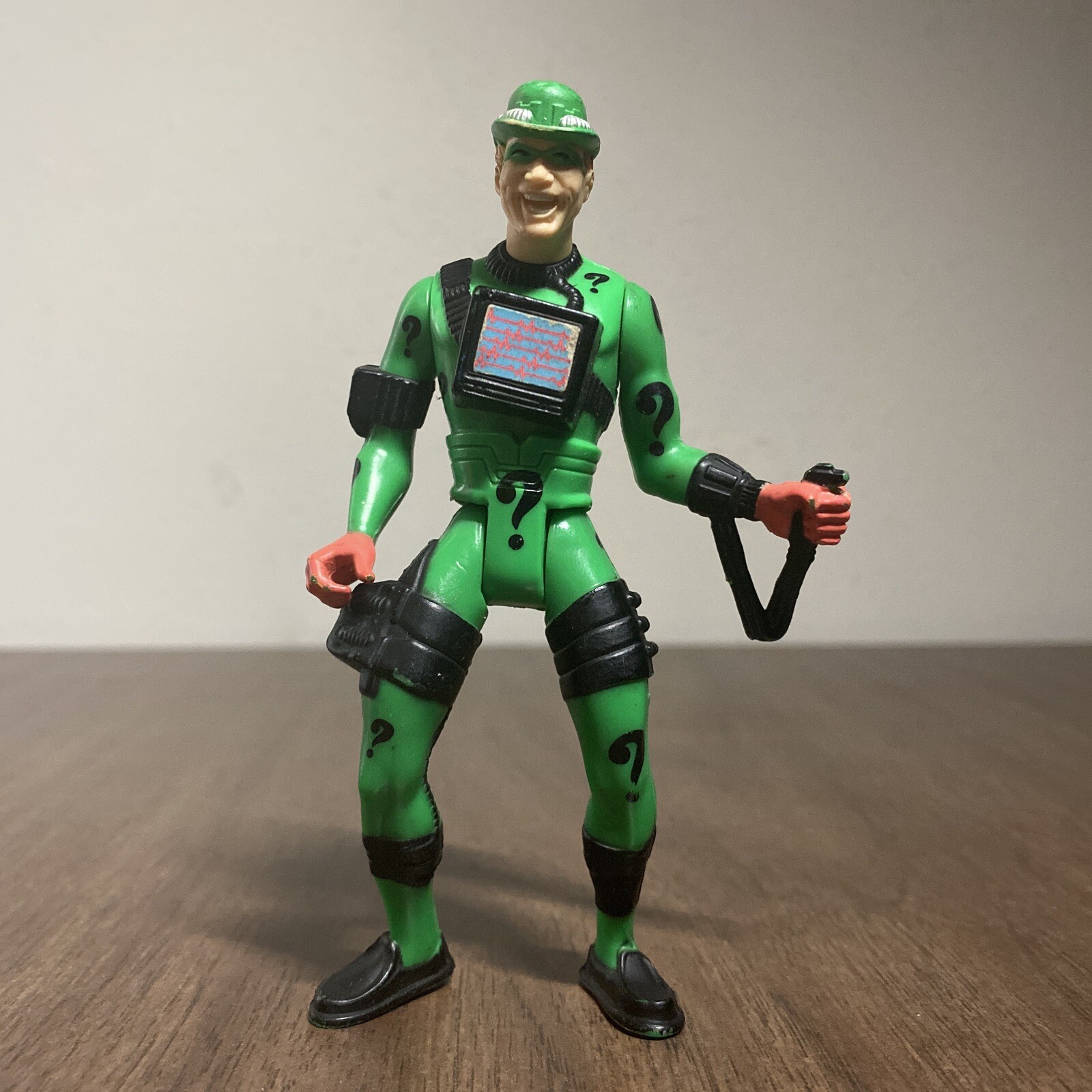 1995 Kenner Batman Forever The Riddler Jim Carrey Action Figure Toy dc ...