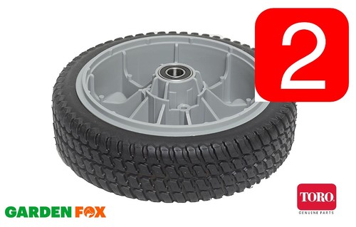 2 Genuine TORO 30" Timemaster Mdl 21810 4020000-4029999 FRONT WHEELS ...