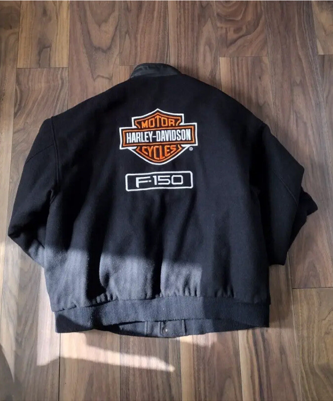 Harley-Davidson F-150 Black Bomber Jacket Ford Motor … - Gem