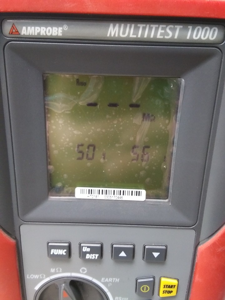 Amprobe MULTITEST 1000 Digital Megohmmeter Insulation Resistance Tester ...