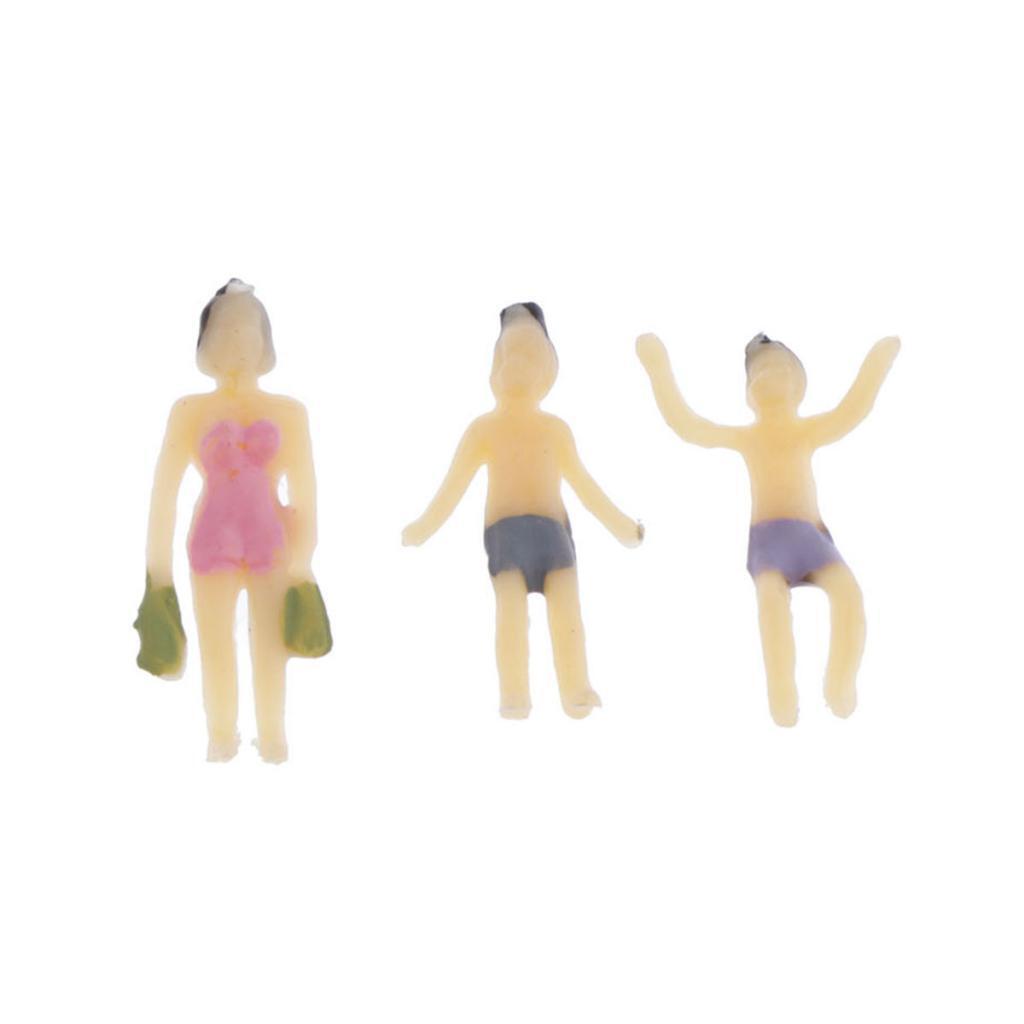 20pc 1: 100 HO Scale People Mixed Figures Beach Figure | eBay