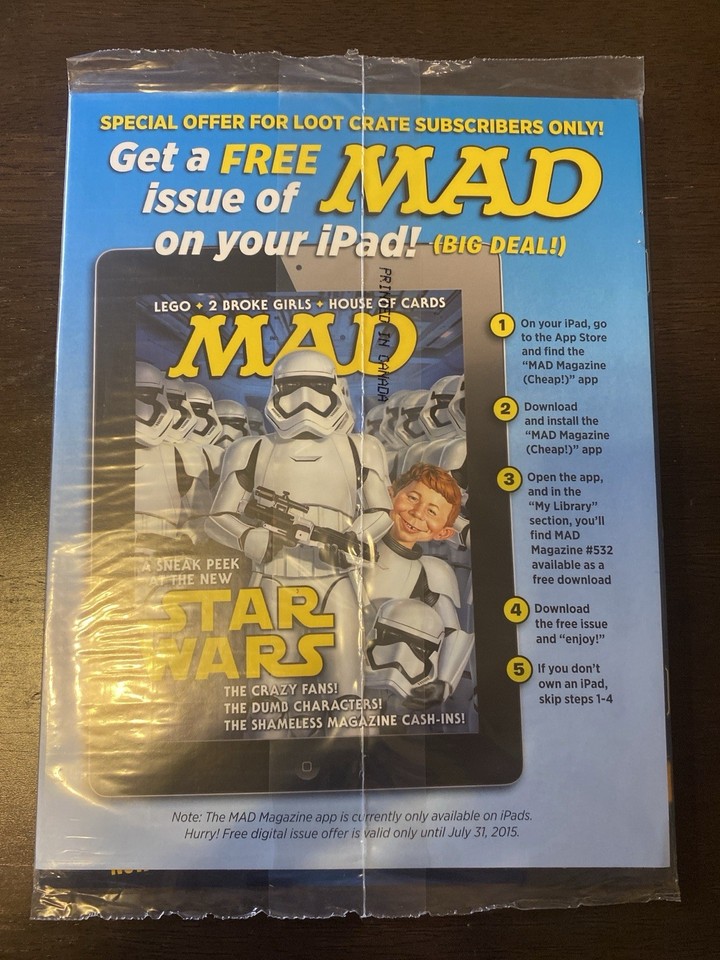 Mad Magazine Unite the Stupid Special Loot Crate Edition #1 VF/NM ...