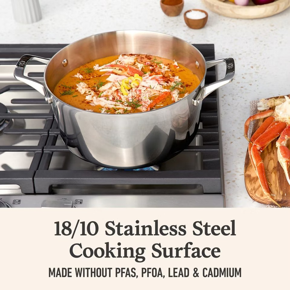 Calphalon 6qt Premier Stainless Steel Stock Pot with Lid | eBay