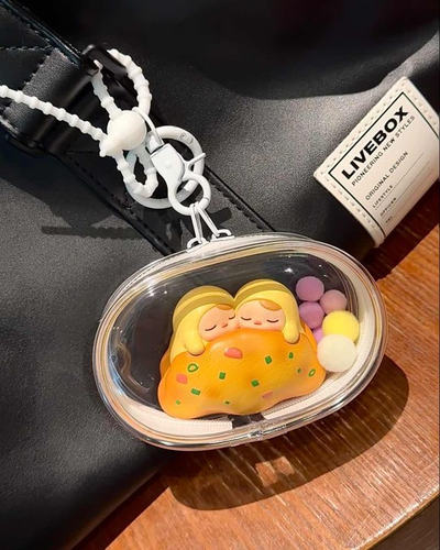 PVC THREE-DIMENSIONAL CLOSED TRANSPARENT DISPLAY ORGANIZER BAG (WITHOUT ...