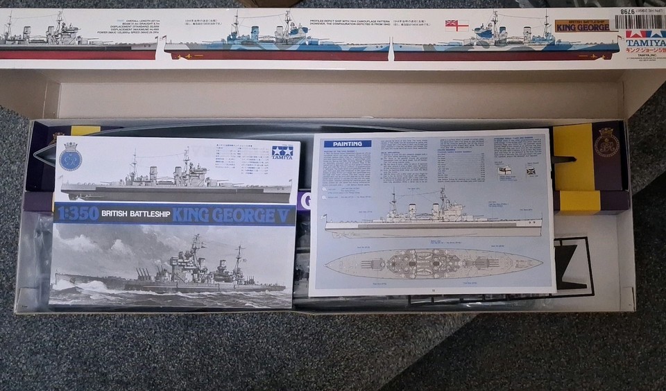 TAMIYA 1/350 Model Kit 78010 - King George V Battleship - New. | eBay UK