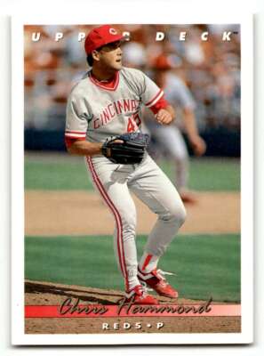 1993 Upper Deck #216 Chris Hammond Cincinnati Reds Baseball Cards EX ID ...