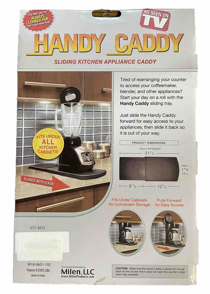 Handy Caddy Sliding Tray for Your Kitchen Appliances | eBay