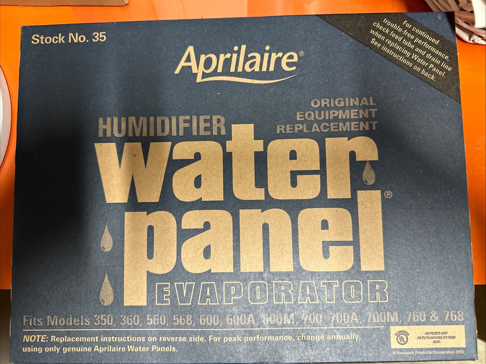 Aprilaire 600 Humidifier Water Pad (APRILAIRE35) 686720000355 | eBay