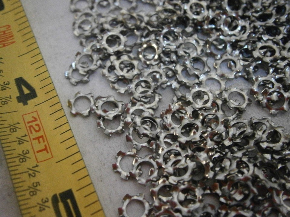 Lock Washers M3 External Tooth DIN 6797A Stainless Steel Lot of 100 ...