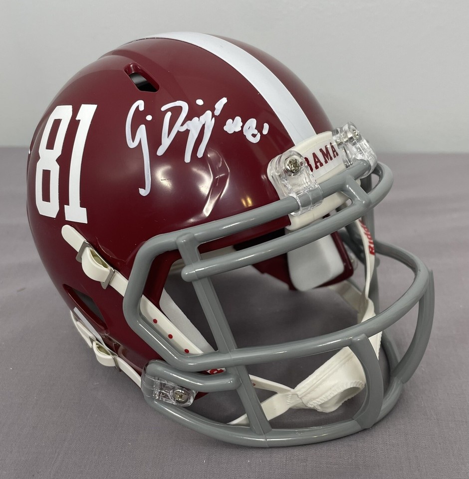 CJ Dippre SIGNED Alabama Football Mini Helmet w/ BAS Beckett COA ~ Baby ...