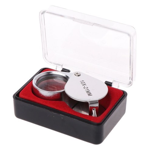 Loupes 10x Glass Jeweler Loupe Loop Eye Magnifier Magnifying Magnifier ...