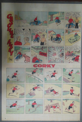 Gasoline Alley Sunday Page by From 9/25/1938 Large Full Page ! 15 x 22 ...