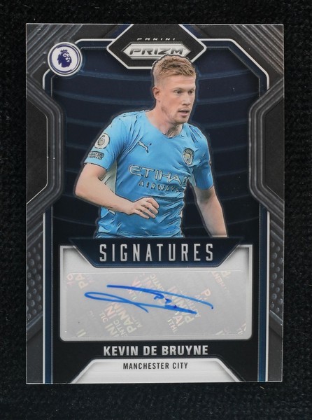 2021-22 Panini Prizm Premier League - Signatures #S-KDB Kevin de Bruyne ...