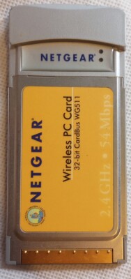 NETGEAR Wireless-G PC Card 32-bit CardBus WG511 | eBay