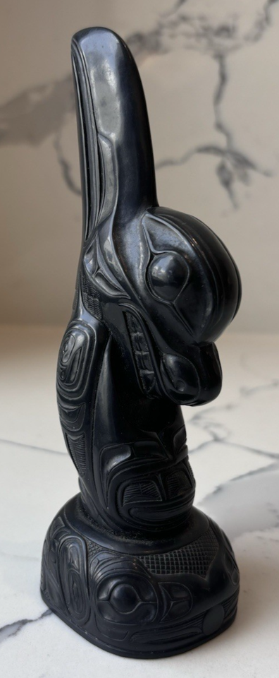 Vintage Killer Whale (Orca) Raven 7" Sculpture, Haida Gwaii ...