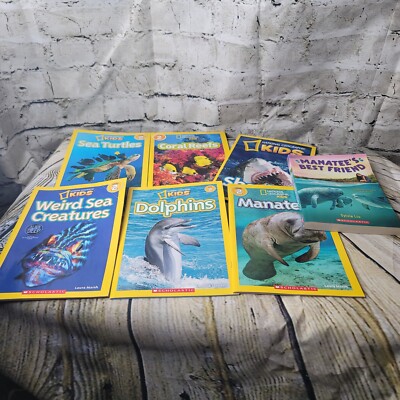 7 Scholastic Books National Geographic Level 2 Kids Homeschool w ...