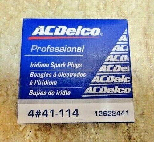 AC DELCO 41-114 PROFESSIONAL IRIDIUM SPARK PLUGS (LOT OF 8) 41-114 / ...