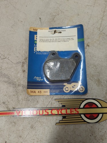 Bendix MA 43 Motorcycle Brake Pads Harley Davidson front | eBay