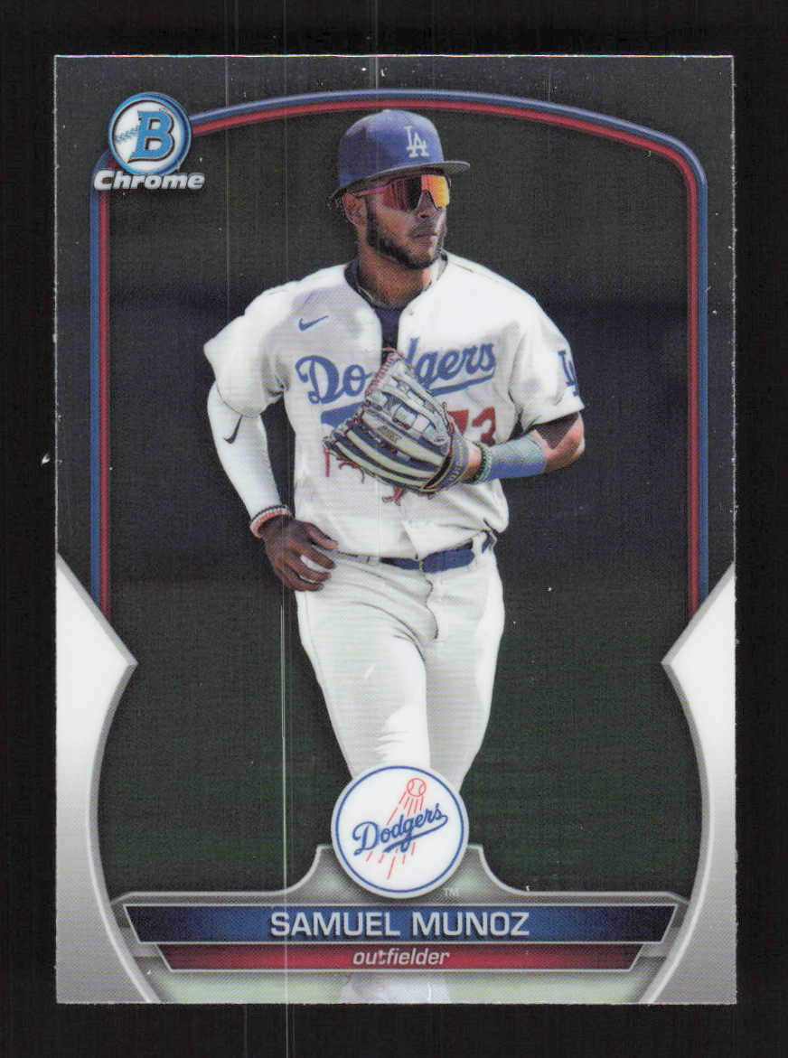 Samuel Munoz 2023 Bowman Chrome Prospects Los Angeles Dodgers #BCP-182 ...
