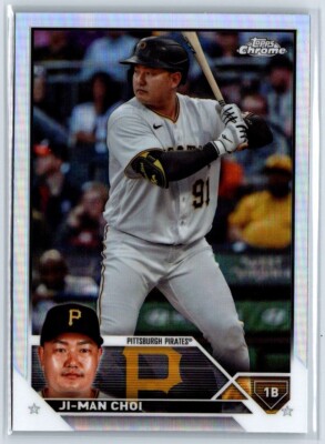 2023 Topps Chrome Update Ji-Man Choi Refractor USC14 Pirates | eBay