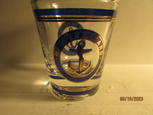 NCL MS Starward Norwegian Cruise Lines Ship Standard Shot Glass-blue ...